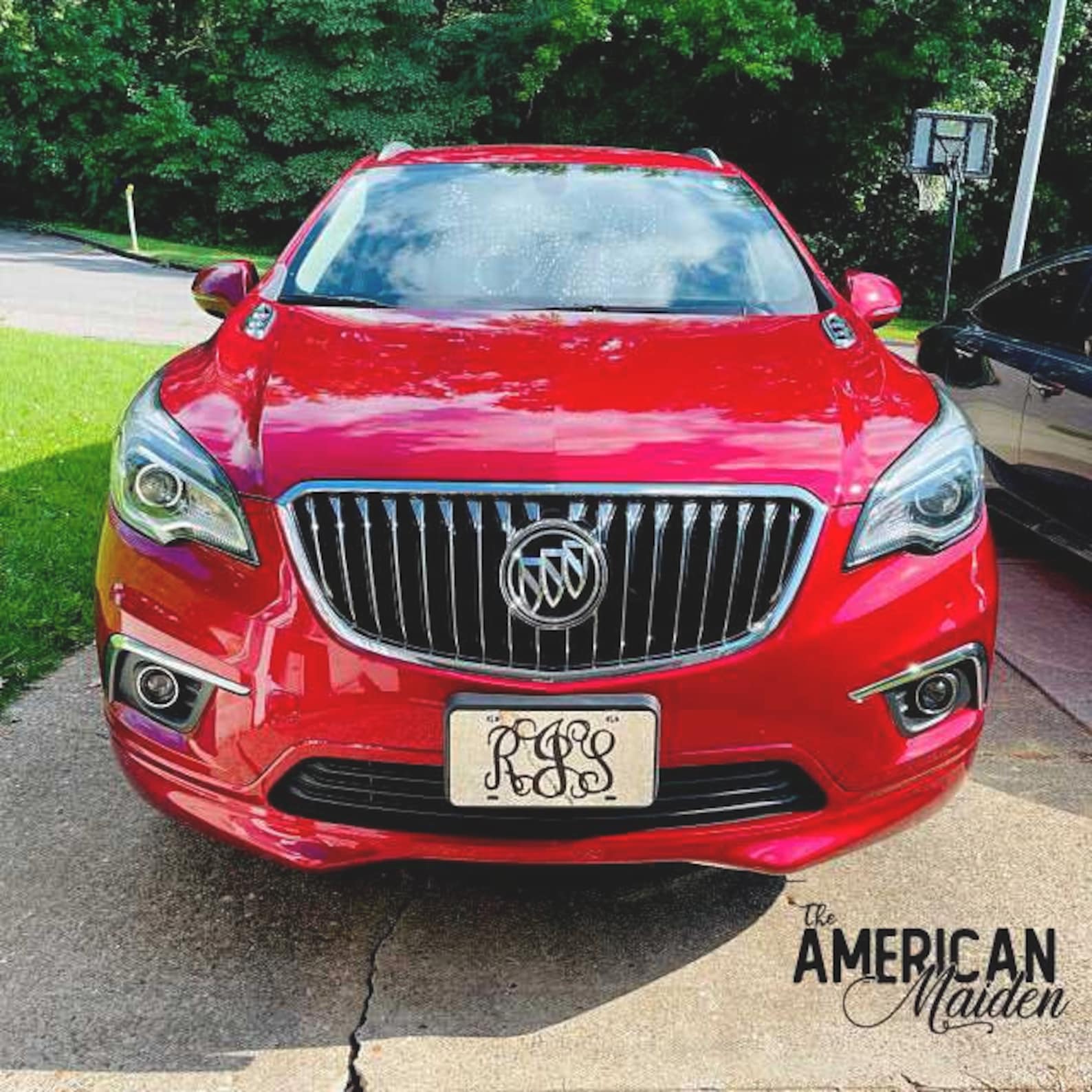 Monogram License Plate - Chrome, Monogram Car Tag, Chrome Monogram ...