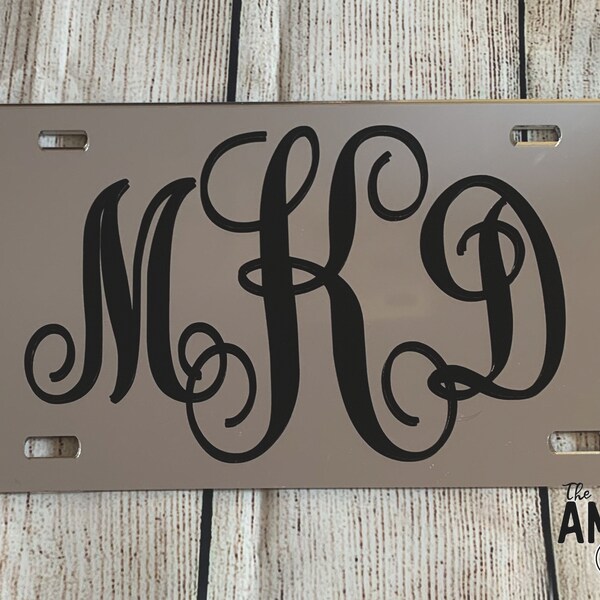 Mirror License Plate - Etsy