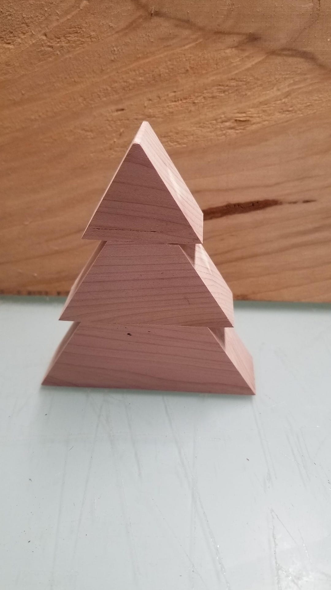 Red Cedar Wooden Christmas Tree - Etsy