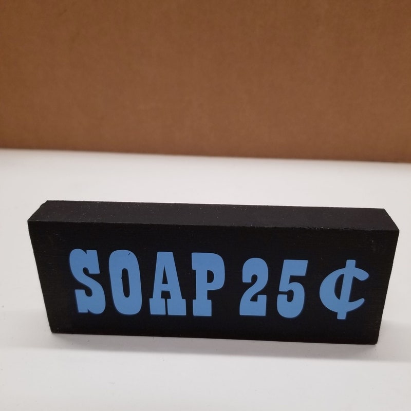 Soap 5 Cents Sign - Etsy