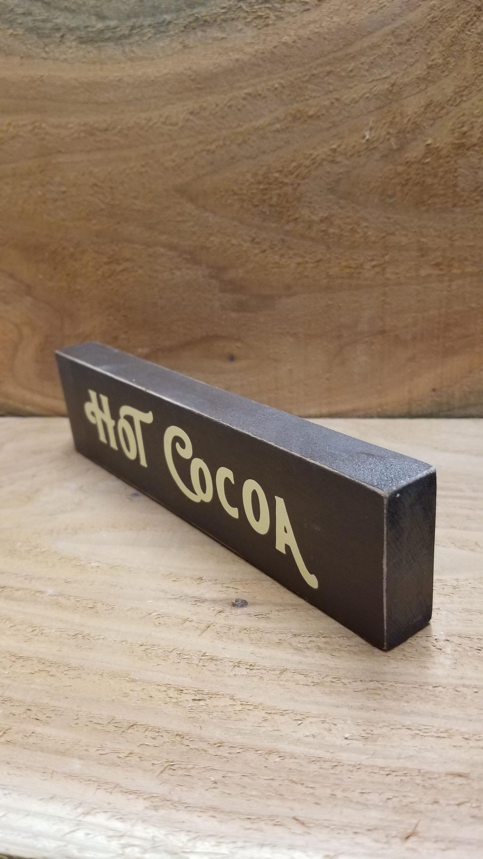 Hot Coco Wood Sign Shelf Sitter Decoration Sign - Etsy