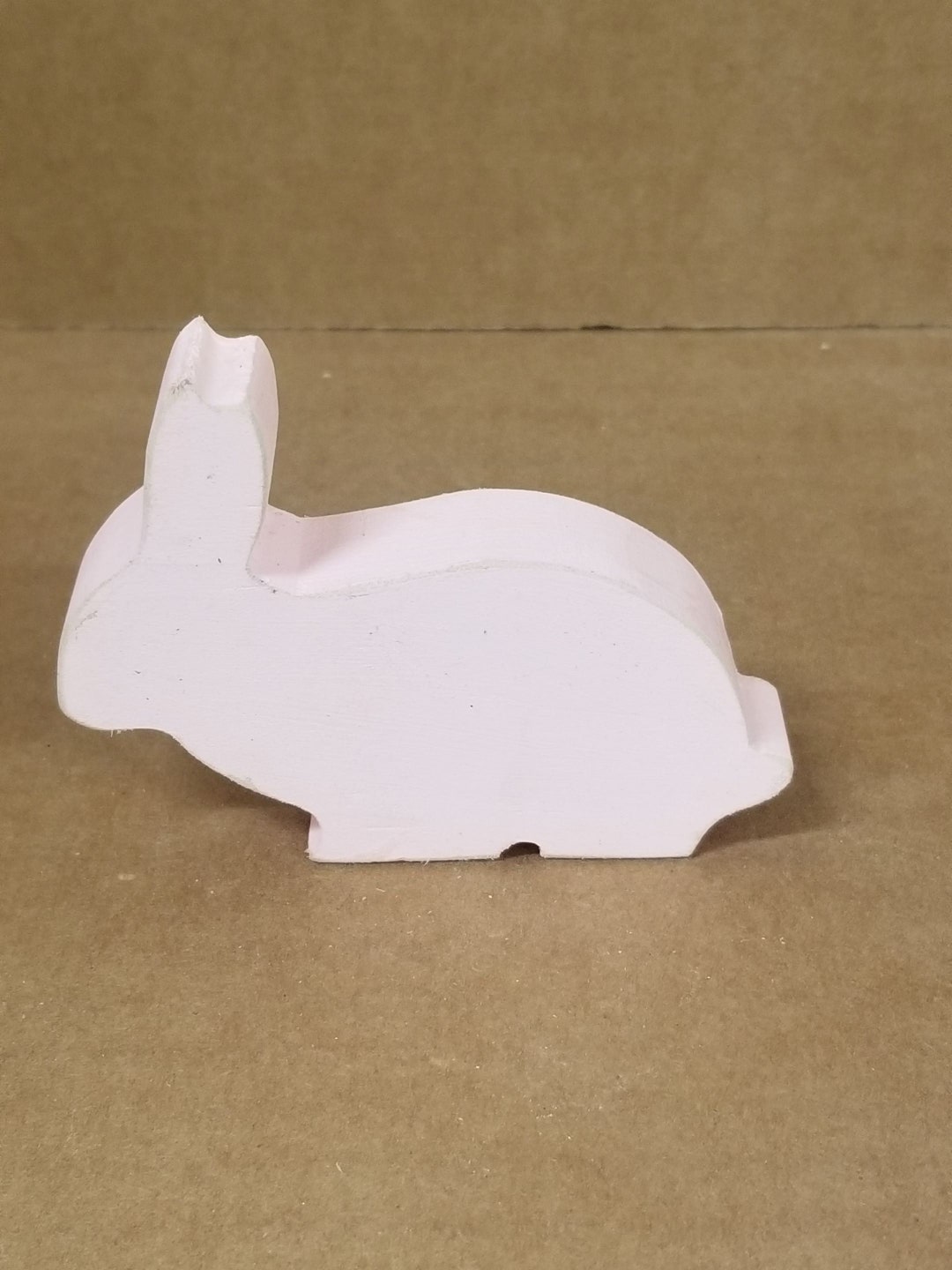 Wood Bunny Rabbit Pink Bunny Rabbit Easter Bunny Easter Decoration ...