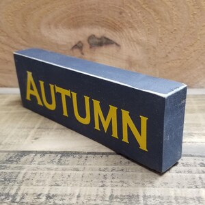 Autumn Wood Sign Fall Sign Farmhouse Primitive Wooden Sign Fall ...