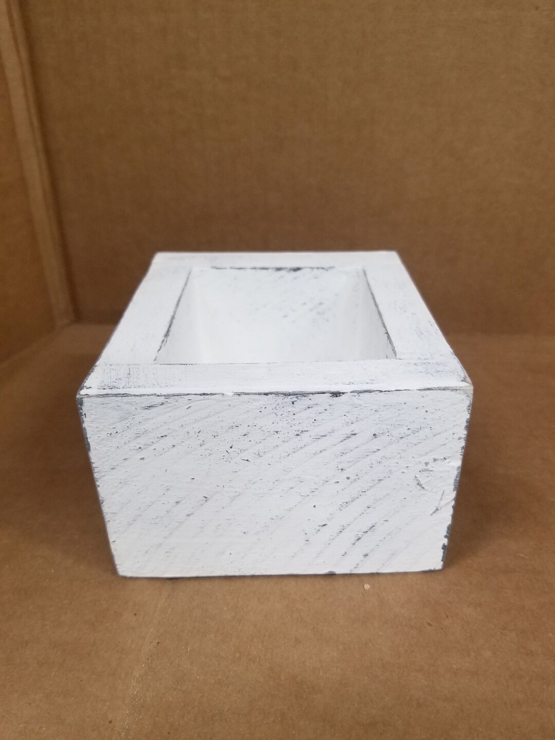 Wood Box White Box Rustic Farmhouse Wooden Box Reclaimed Wood Gift for ...