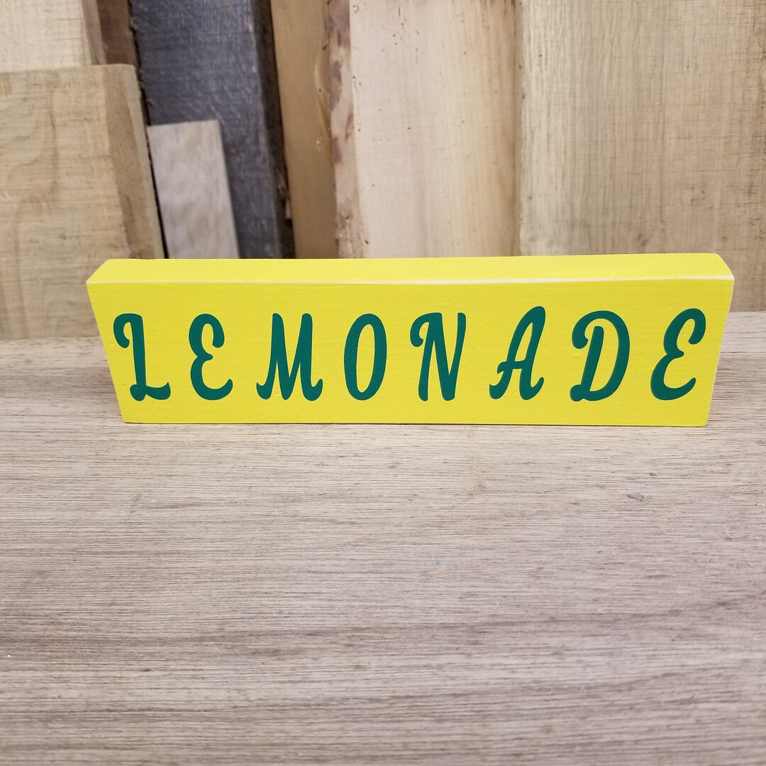 Lemonade Wooden Sign Summer Sign Summer Decoration Sign Summer Thyme ...