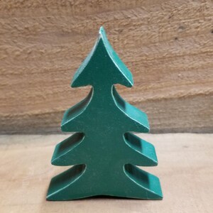 Wood Evergreen Christmas Tree Farmhouse Wooden Christmas Tree Rustic ...