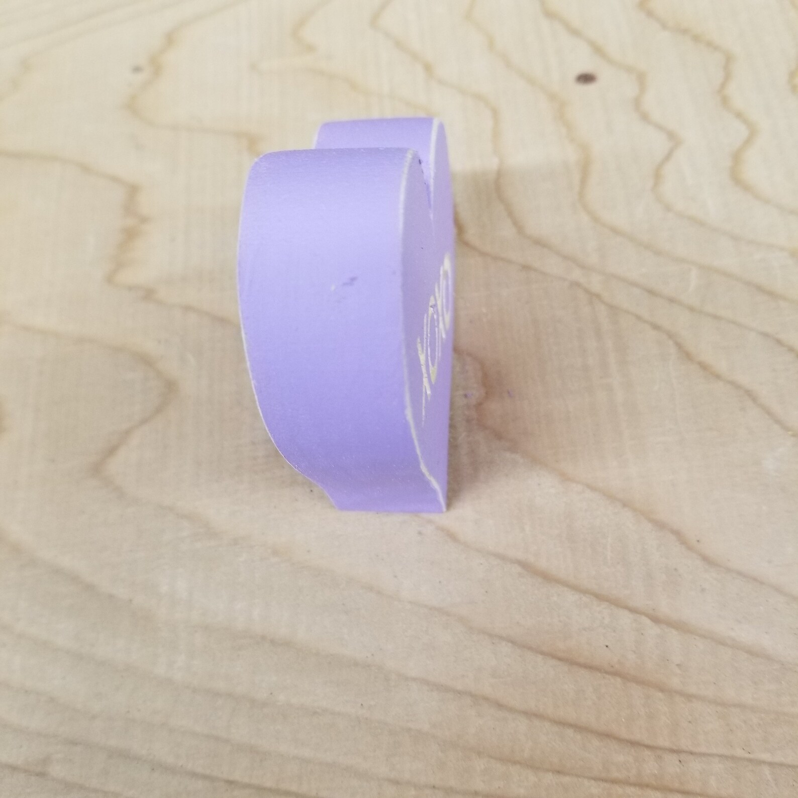 Purple Valentine Conversation Wood Heart Hugs and Kisses - Etsy