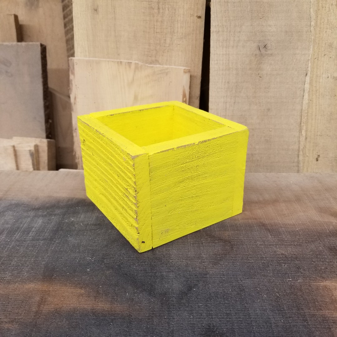 Wood Box Reclaimed Wood Box Green Wooden Box Display Box Wood Box Shelf ...