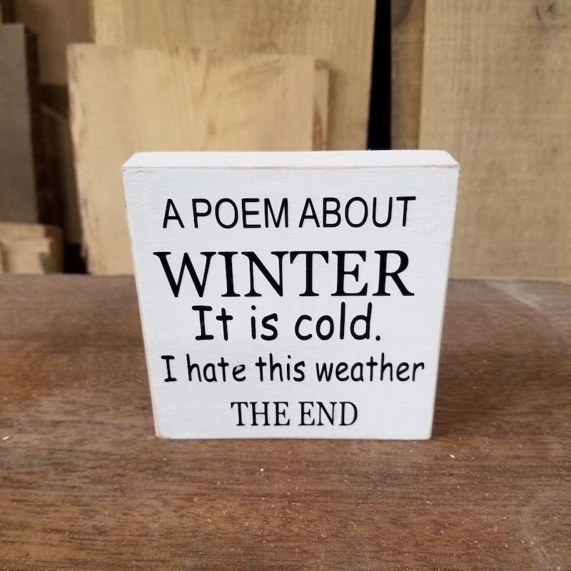 I Hate Winter - Etsy