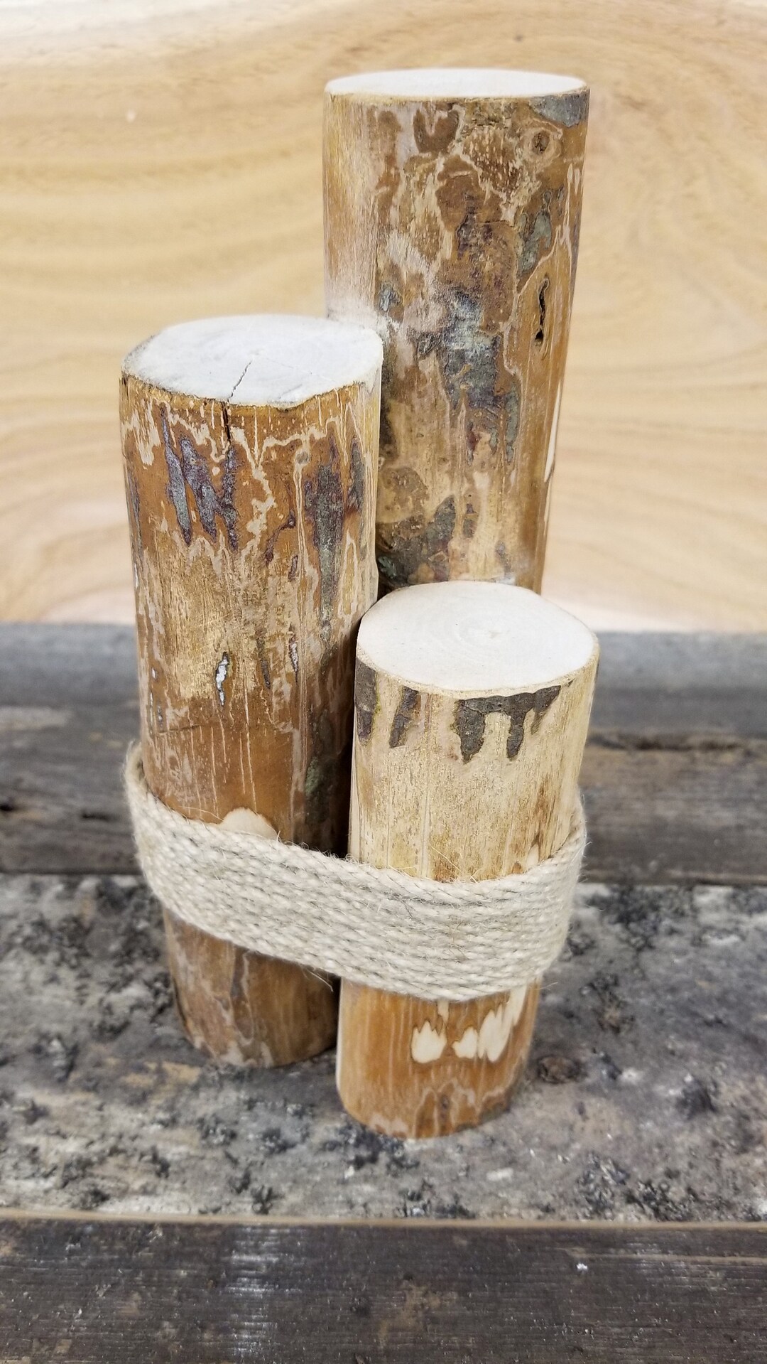 Lakeshore Piling Wood Pier Logs Nautical Decoration - Etsy