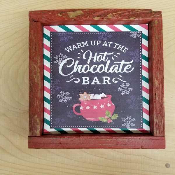 Hot Chocolate Shadow Box - Etsy