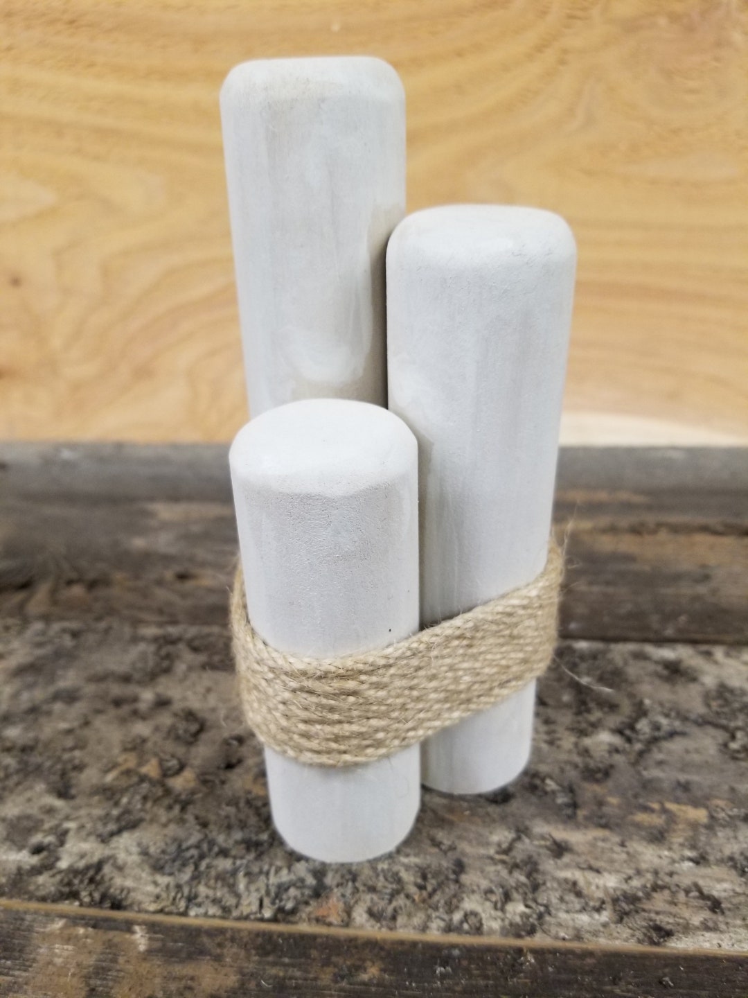 Wooden Pier Logs Wood Log Bundle Nautical Log Decoration Beach Wedding ...