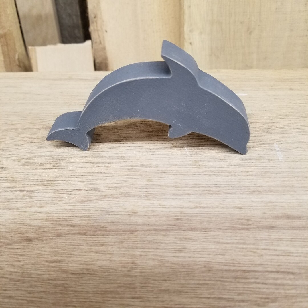 Gray Dolphin Wood Dolphin Ocean Decoration Nautical Decoration ...