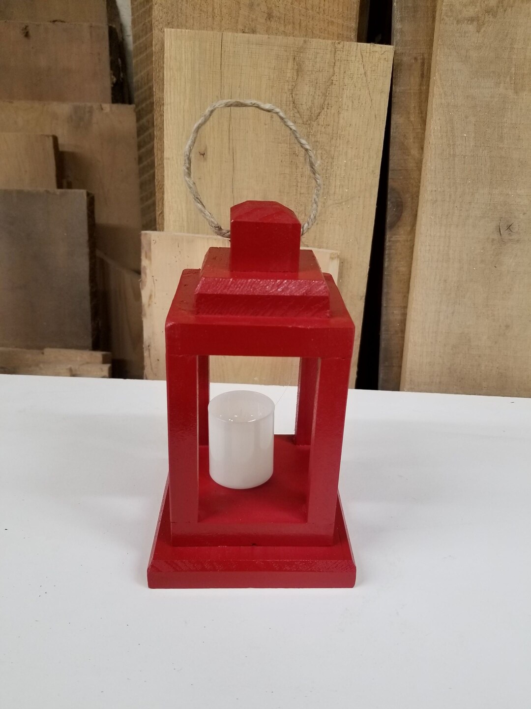 Rustic Tea Light Lantern Red Lantern Wedding Decoration Lantern ...