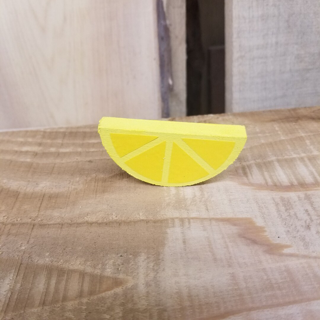 Wood Lemon Slice Decoration Wood Lemon Summer Decoration Tier Tay Shelf ...