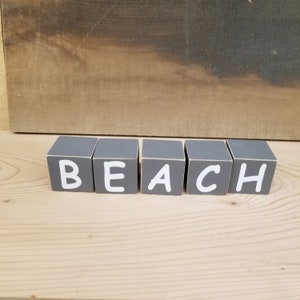 Wooden Blocks Beach Wood Blocks Summer Decoration Beach Decoration ...