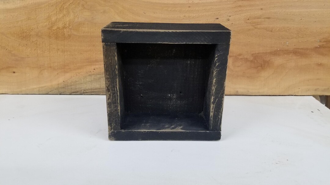 Wood Box Barnwood Reclaimed Wood Shadow Box Collection Box Farmhouse ...