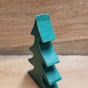 Wood Evergreen Christmas Tree Farmhouse Wooden Christmas Tree Rustic ...