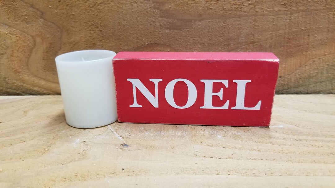 Noel Christmas Wooden Sign - Etsy