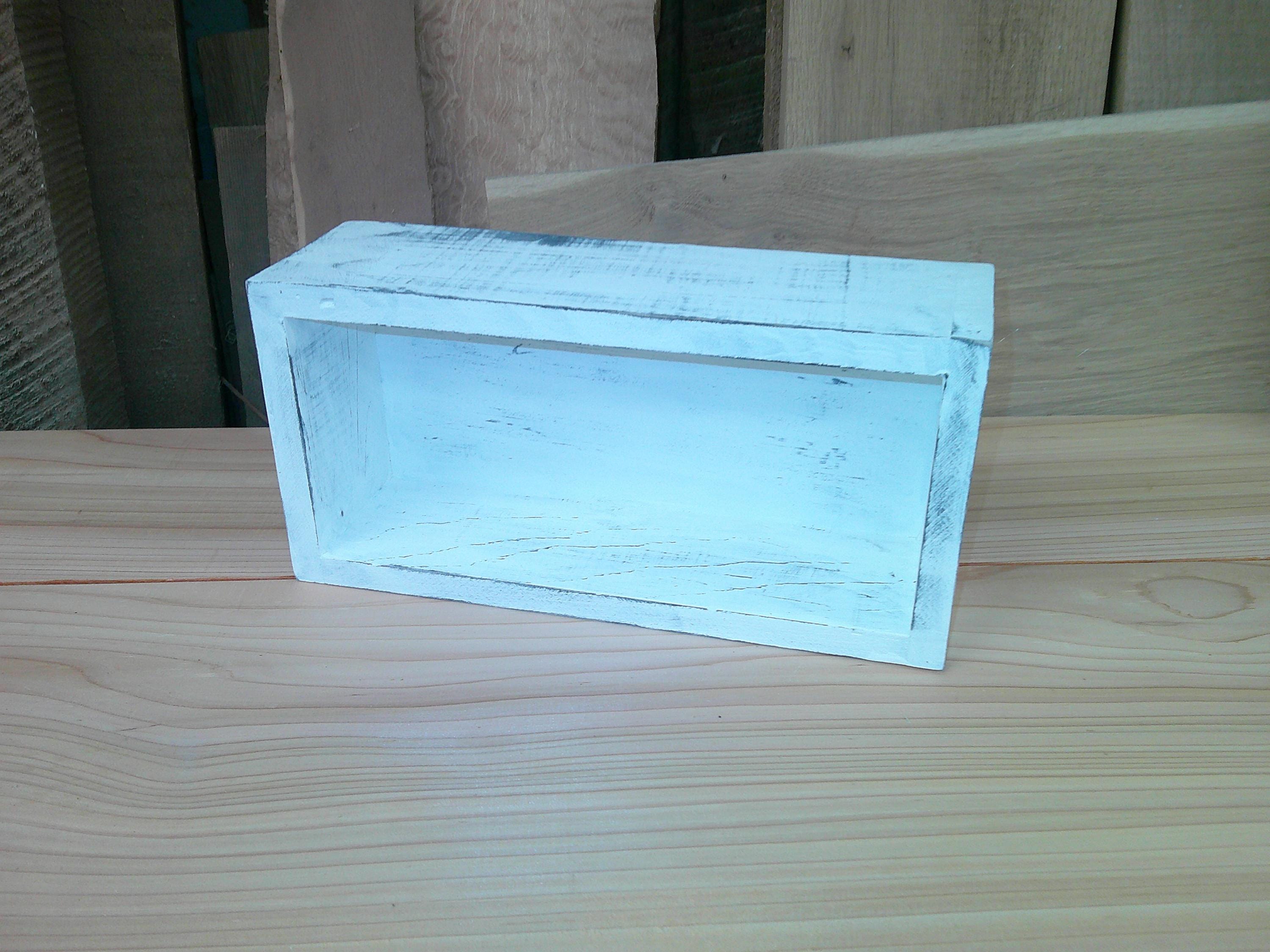 Wood Box Reclaimed Wood Box White Box Display Box Farmhouse Wooden Box ...
