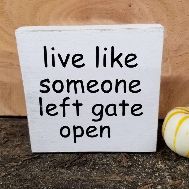 Left the Gate Open - Etsy