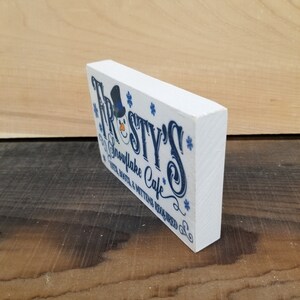Frosty's Snowflake Cafe Wood Sign Farmhouse Winter - Etsy