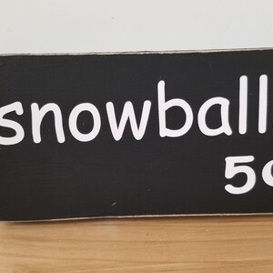 Snowballs 5 Cents Winter Wood Sign - Etsy