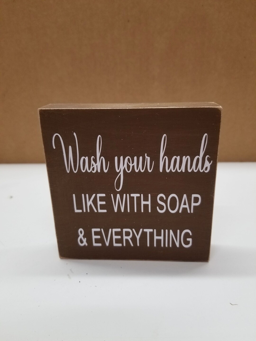 Wash Your Hands Like With Soap and Everything Wood Bathroom Sign ...