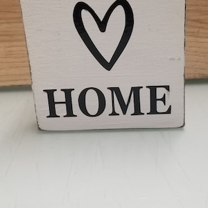 Home With a Heart Wood Sign Wooden Sign Home Decoration Wood Sign - Etsy