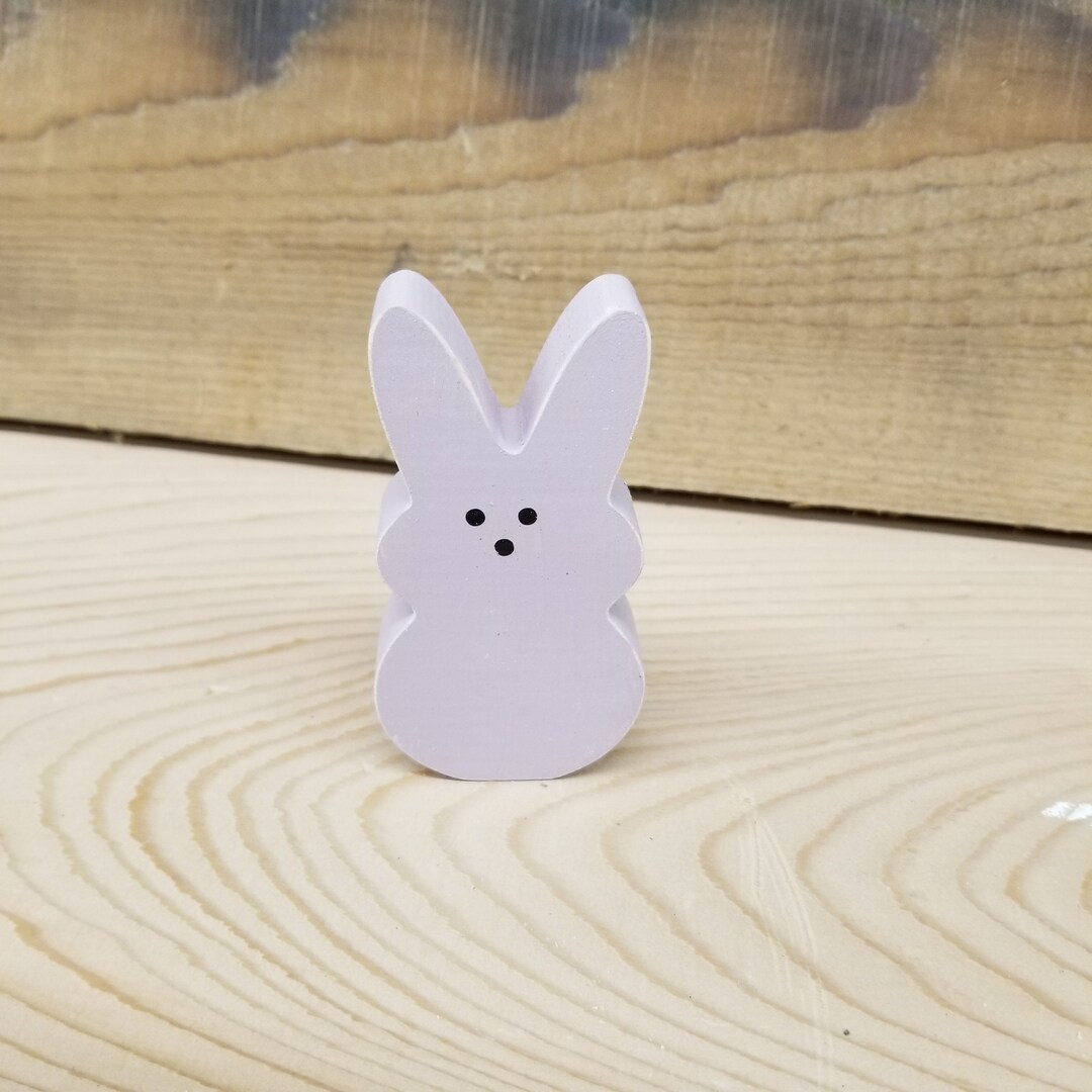 Light Purple Peep Easter Peep Wood Peep Easter Decoration Easter Tier ...
