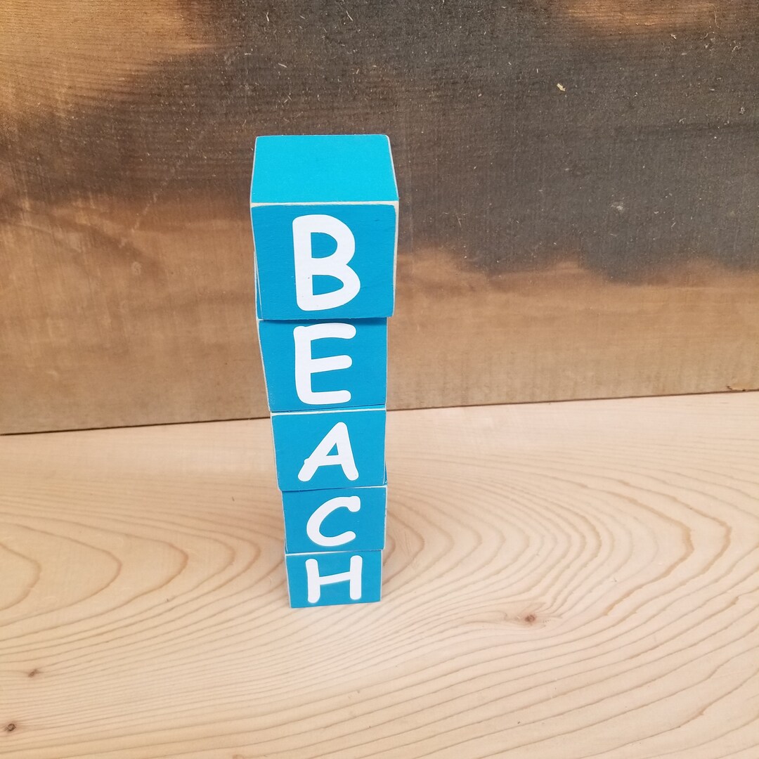 Wooden Block Beach Game at Victoria Horton blog