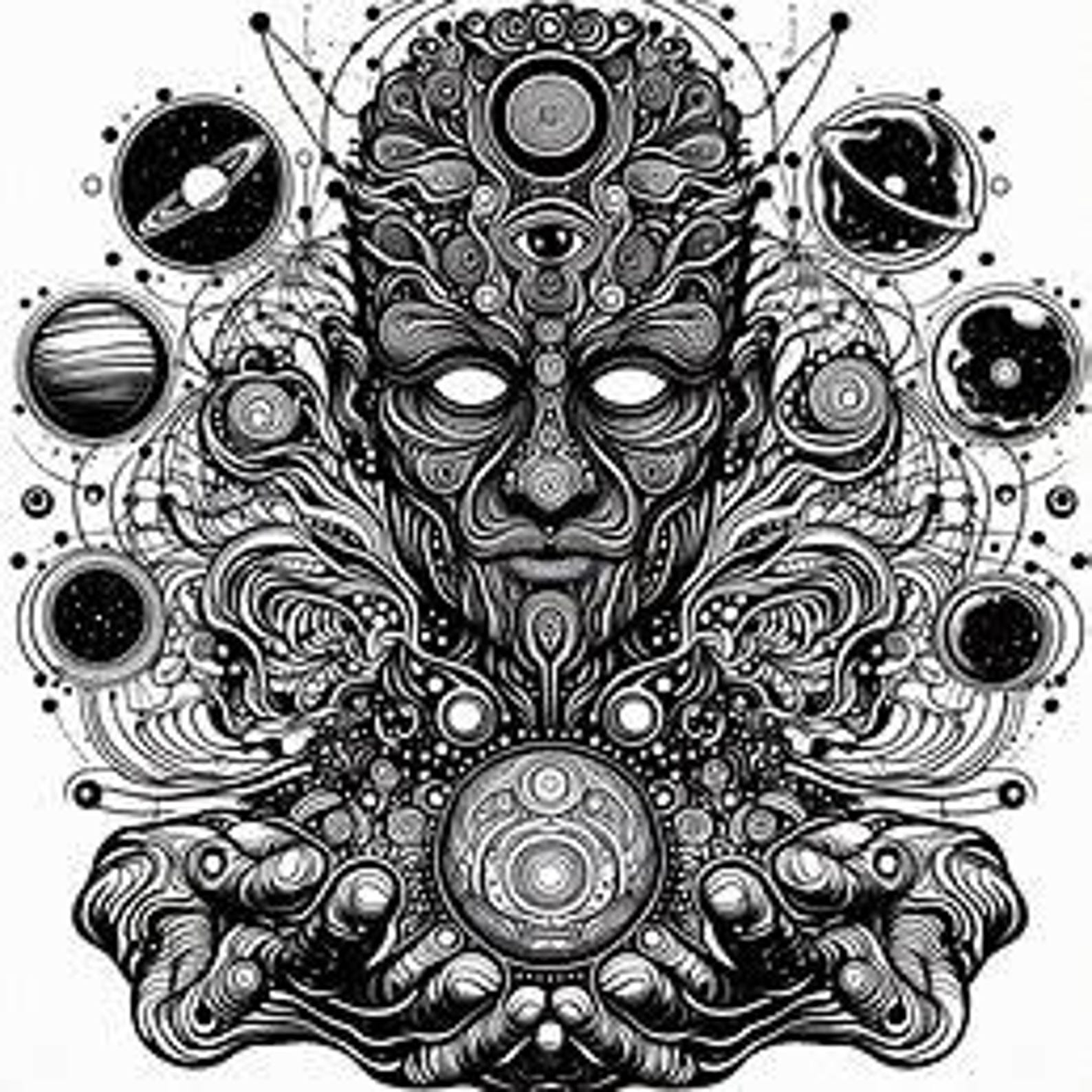 Psychedelic Coloring Book - 70 Pages of Trippy, Mind-bending Designs - Etsy