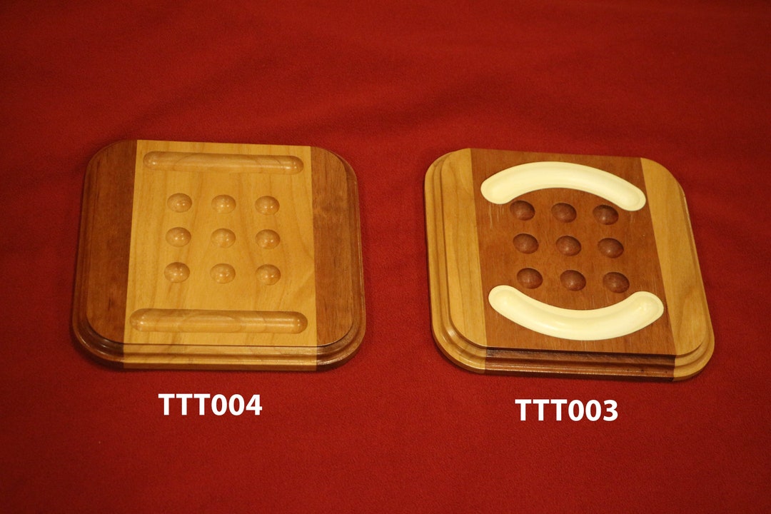 TTT Tic Tac Toe Board With 8 Marbles. - Etsy