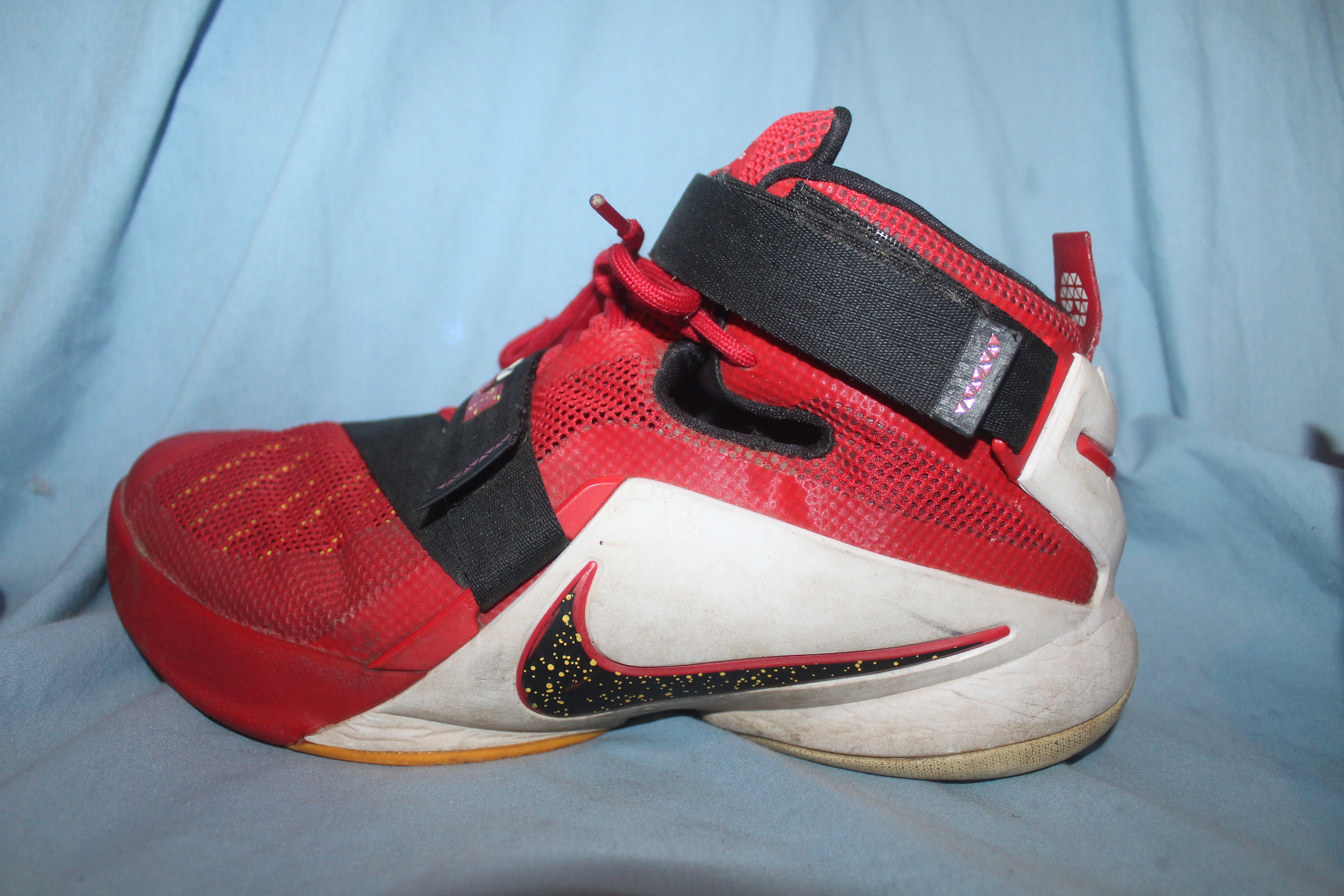 Lebron Soldier 7 Red And Black