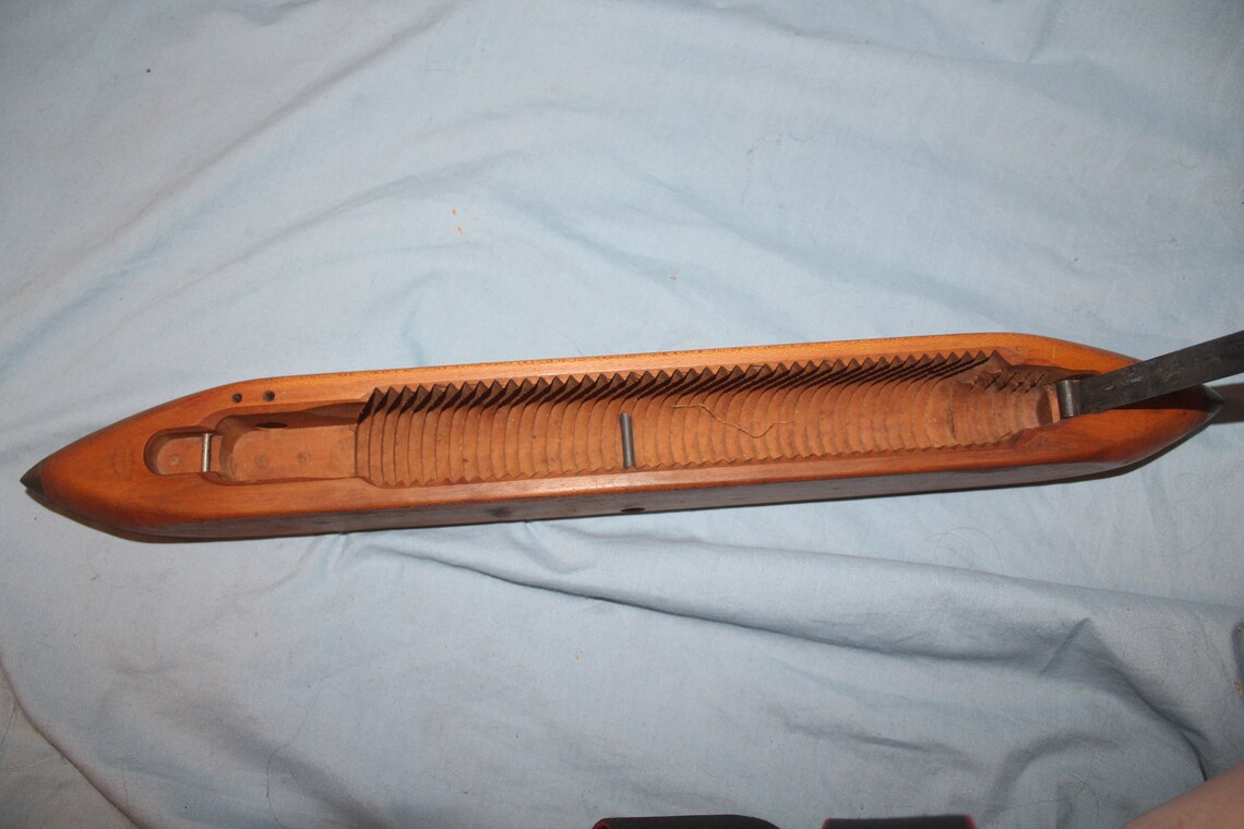 Antique Industrial Wooden Loom Shuttle 19.5 Long Lowell - Etsy