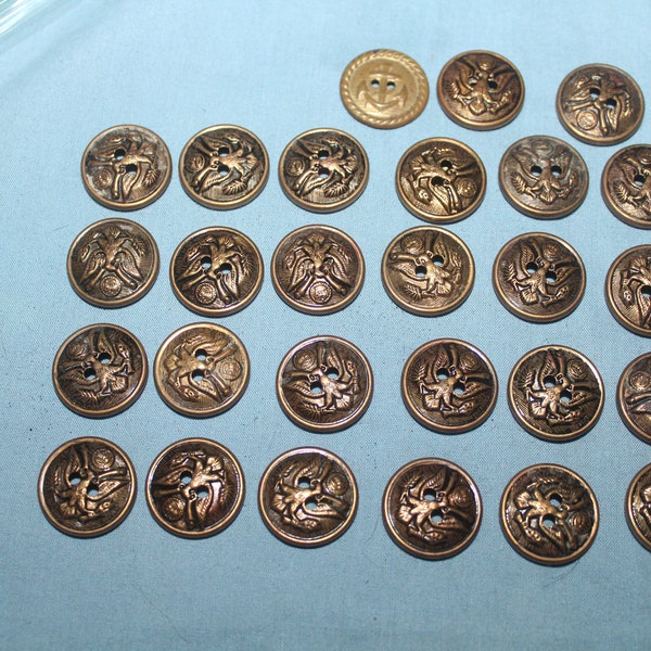 Embossed Buttons - Etsy