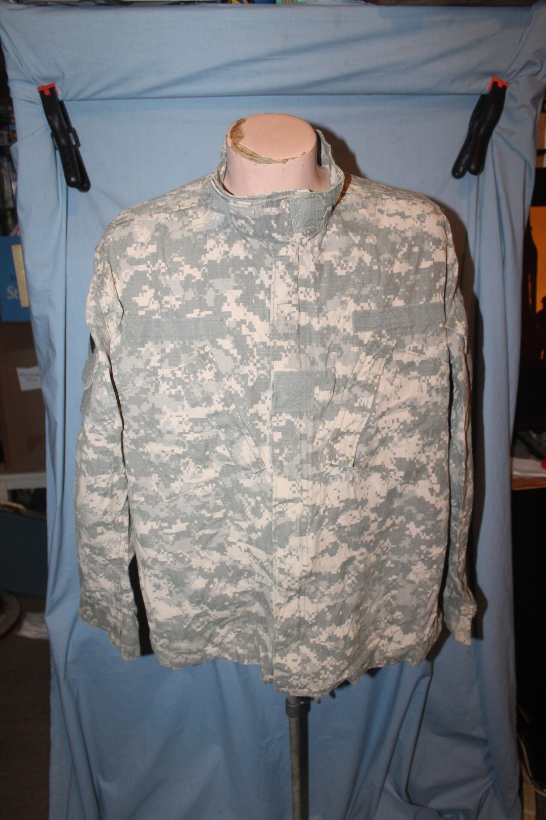 USGI US Army Acu UPC Digital Camo Camouflage Shirt Coat Flame - Etsy