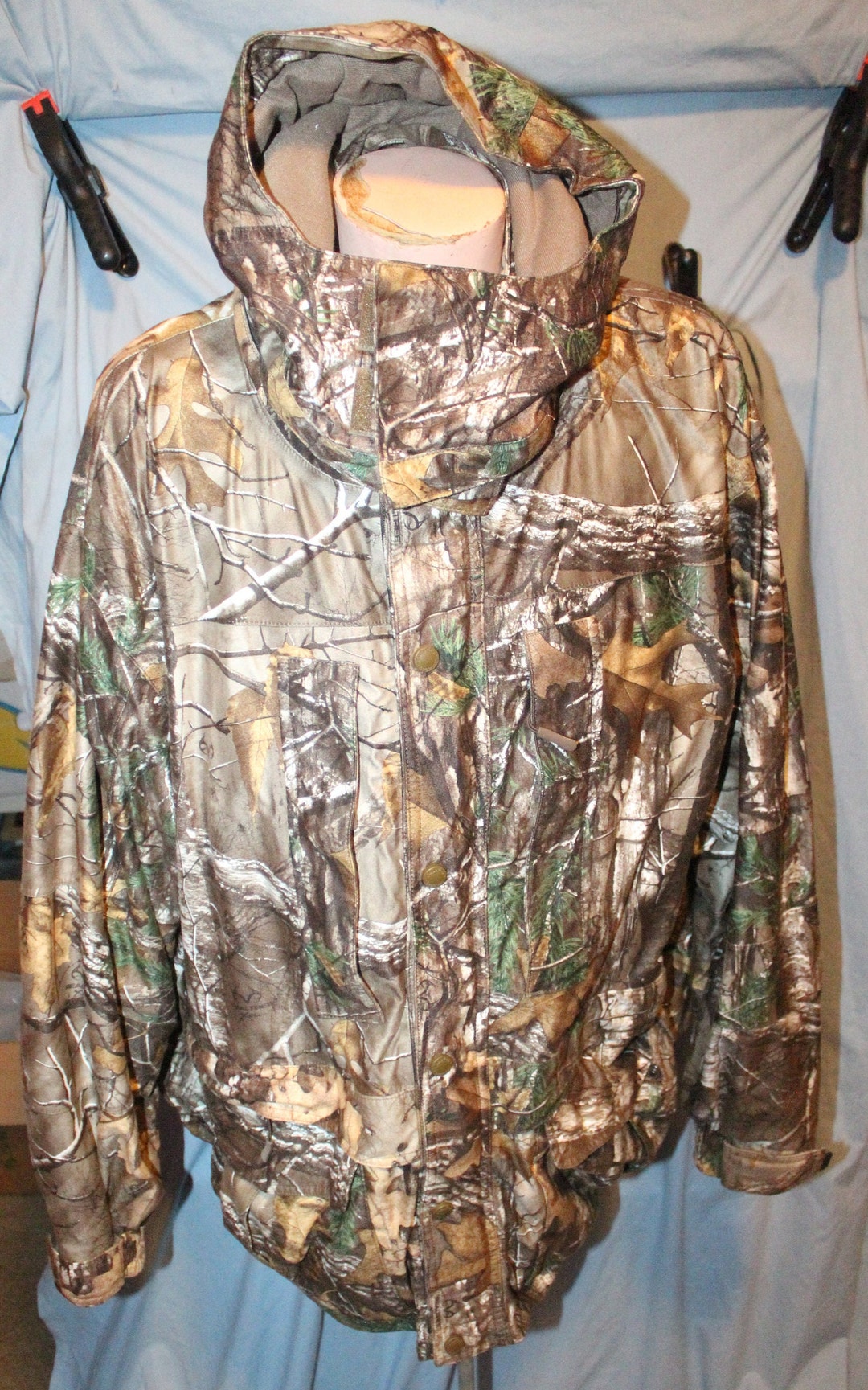 CABELA'S Whitetail Clothing Realtree Hunting Jacket W/ Hood Men's 2 X ...