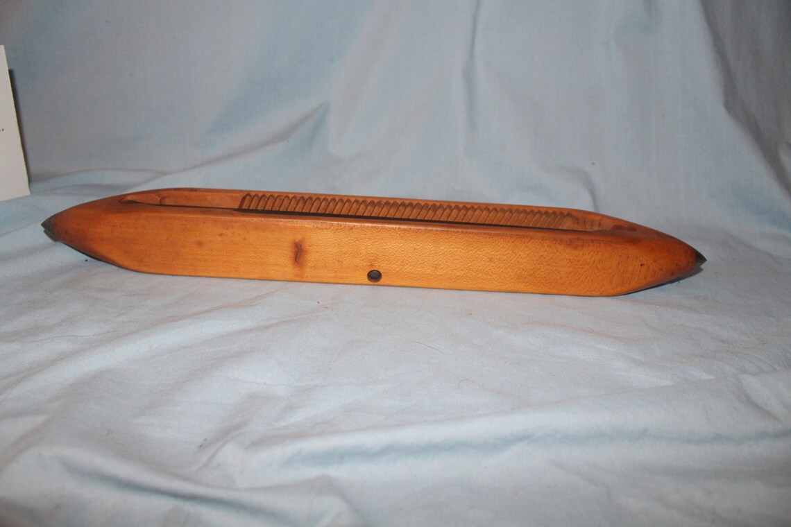 Antique Industrial Wooden Loom Shuttle 19.5 Long Lowell - Etsy