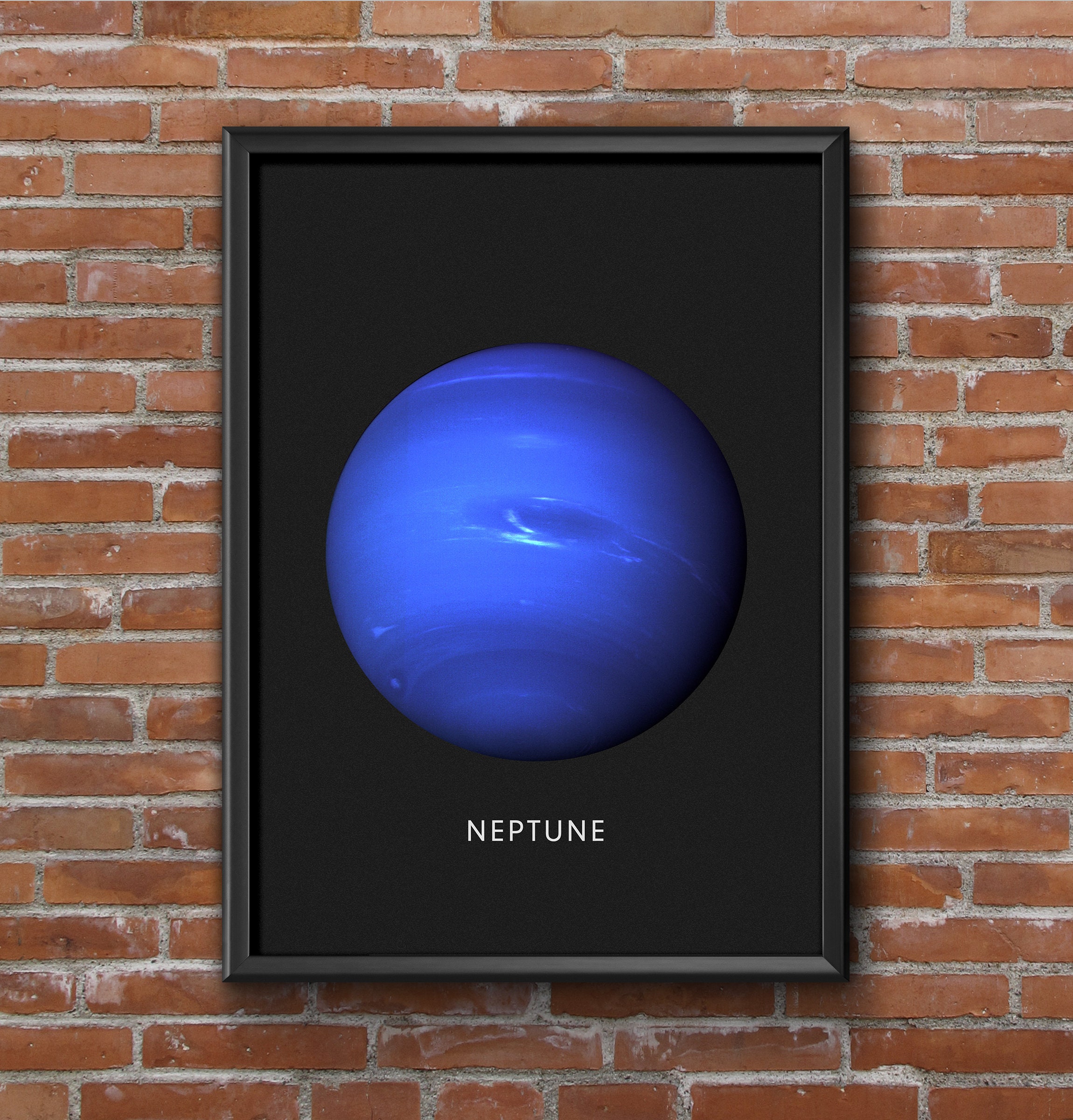 Neptune print Planet printable art Planet poster Modern | Etsy