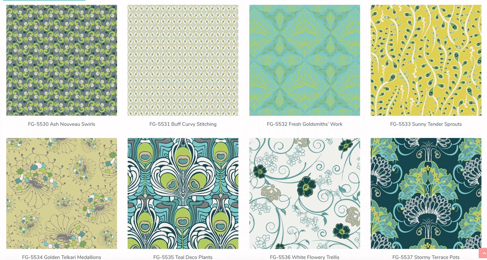 Filigree Fat Quarter Bundle (18) by Pat Bravo for Art Gallery Fabrics ...