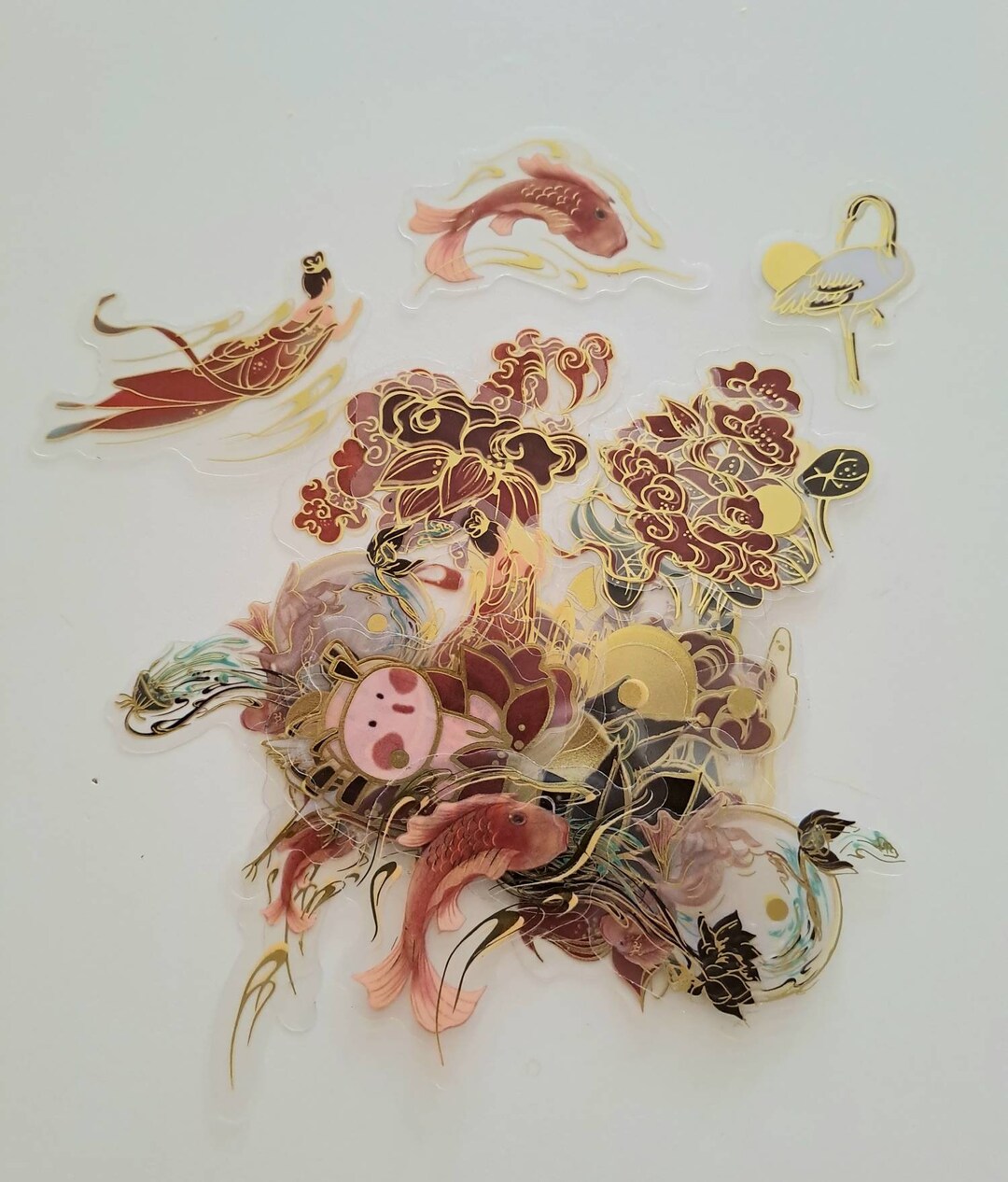 Japanese Paper Stickers 40 Pieces Japanese Decorations and - Etsy