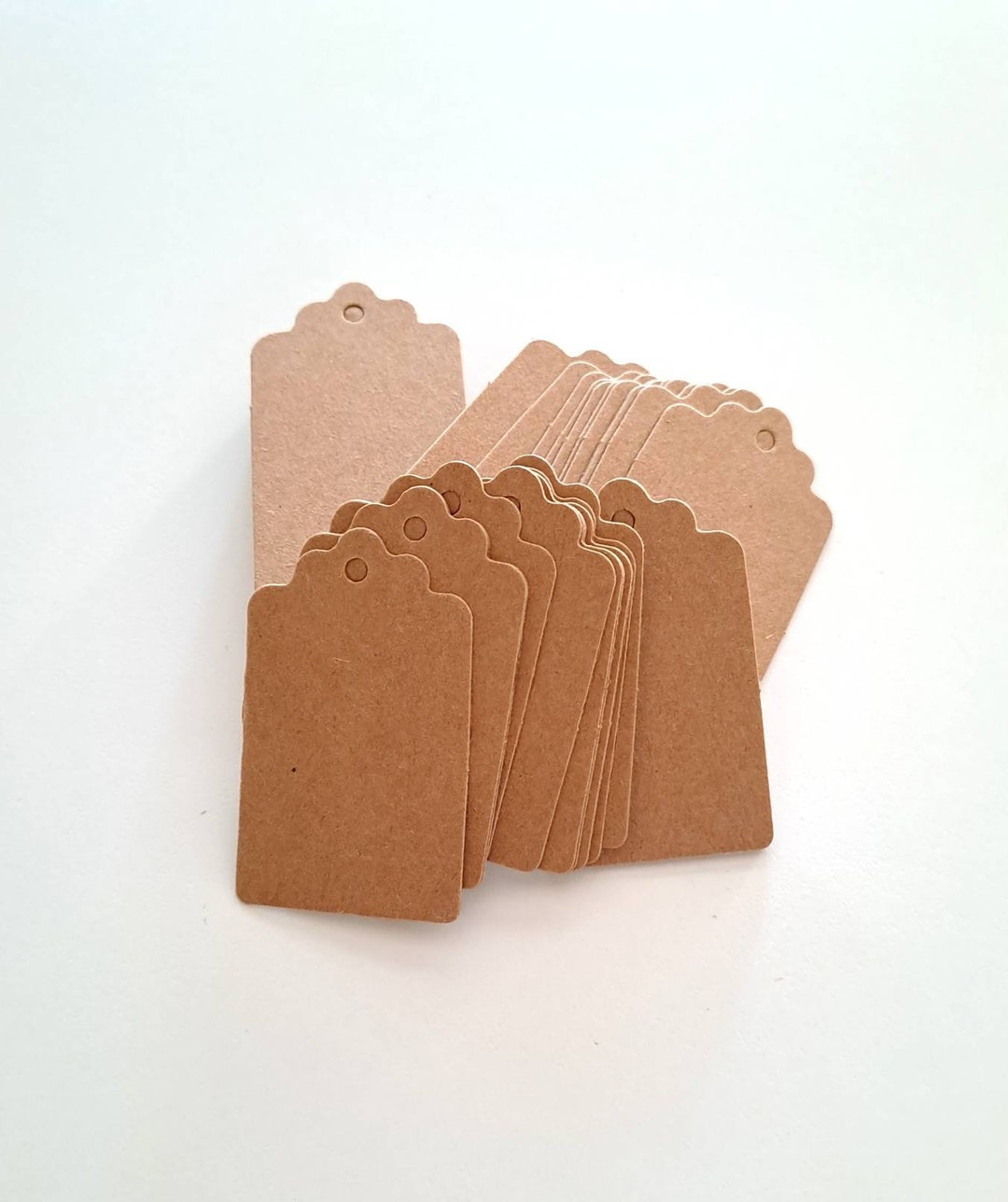 20 Kraft Tag Labels, 3 X 5 Cm, for Embellishment and Creation - Etsy