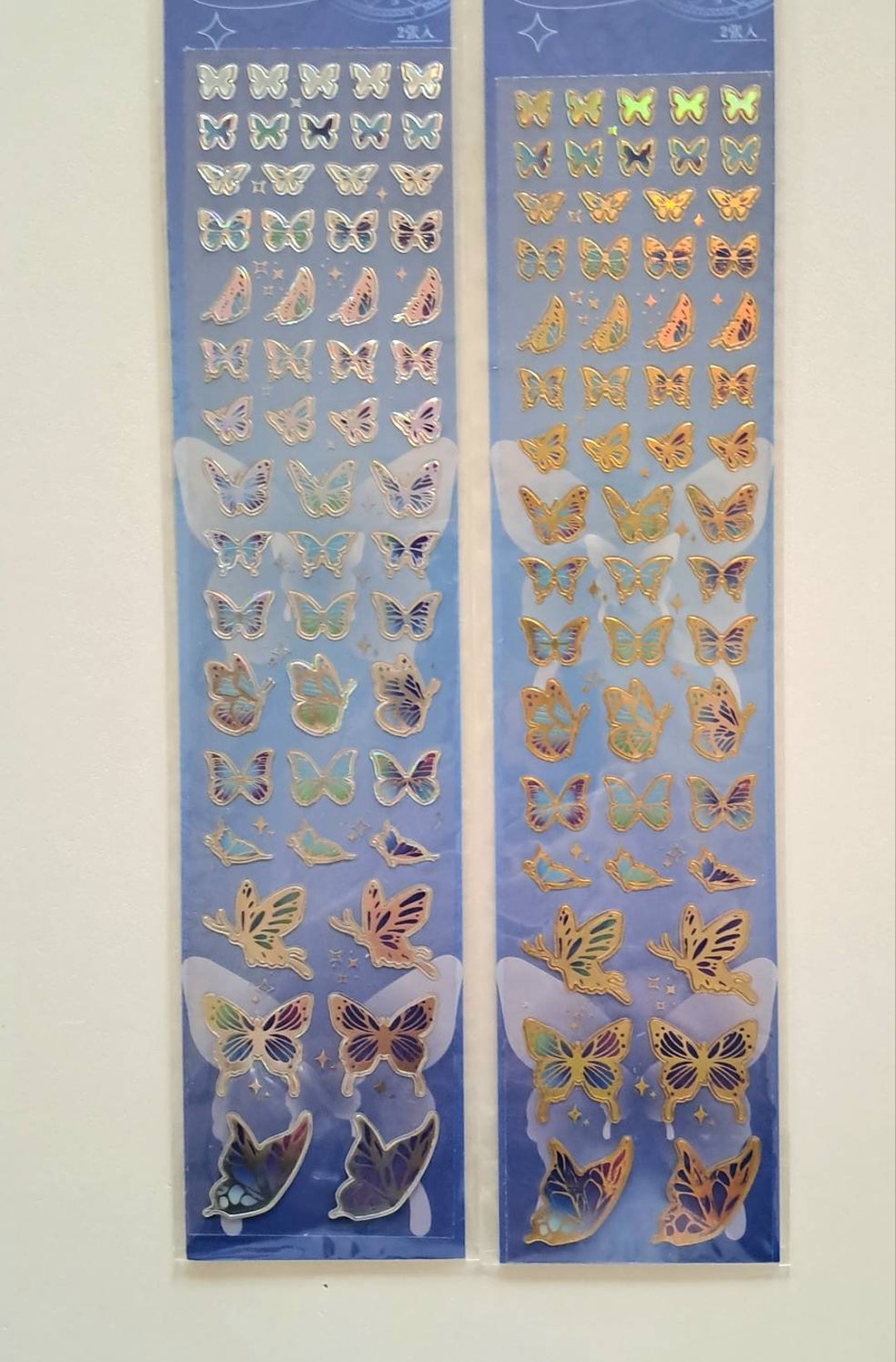 Japanese Paper Stickers 50 Pieces, Scrapbooking Butterflies, Bullet ...