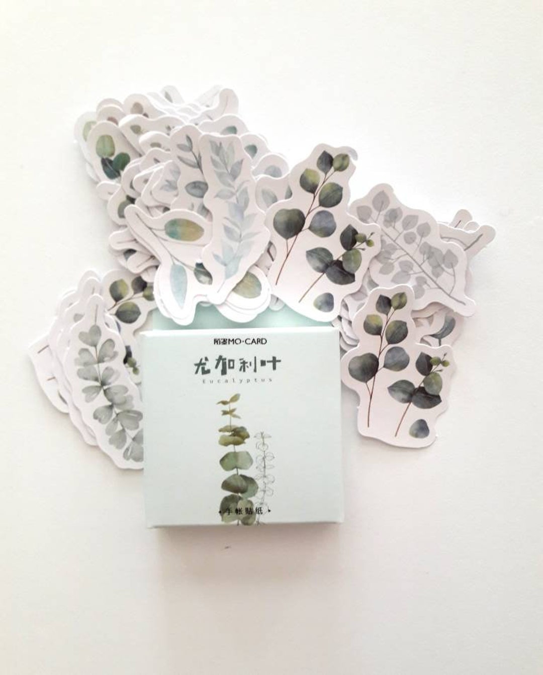 Japanese Paper Stickers 45 Pieces, Light Foliage - Etsy