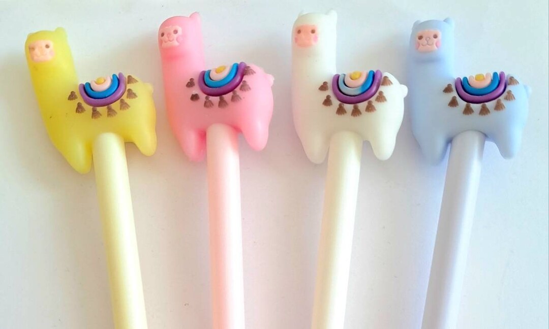 Kawaï Lama Pen Tip 4 Colors to Choose Fine Tip 0.5, Black Ink - Etsy