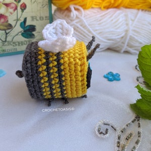 Minecraft Bee CROCHET PATTERN, Amigurumi Bee, Bee Crochet Pattern, Bee ...