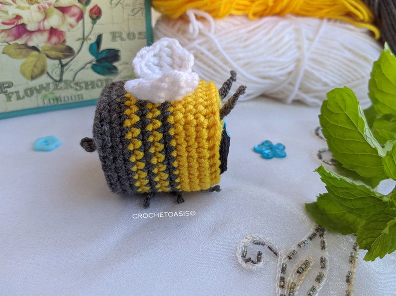 Minecraft Bee CROCHET PATTERN Amigurumi Bee Bee Crochet - Etsy