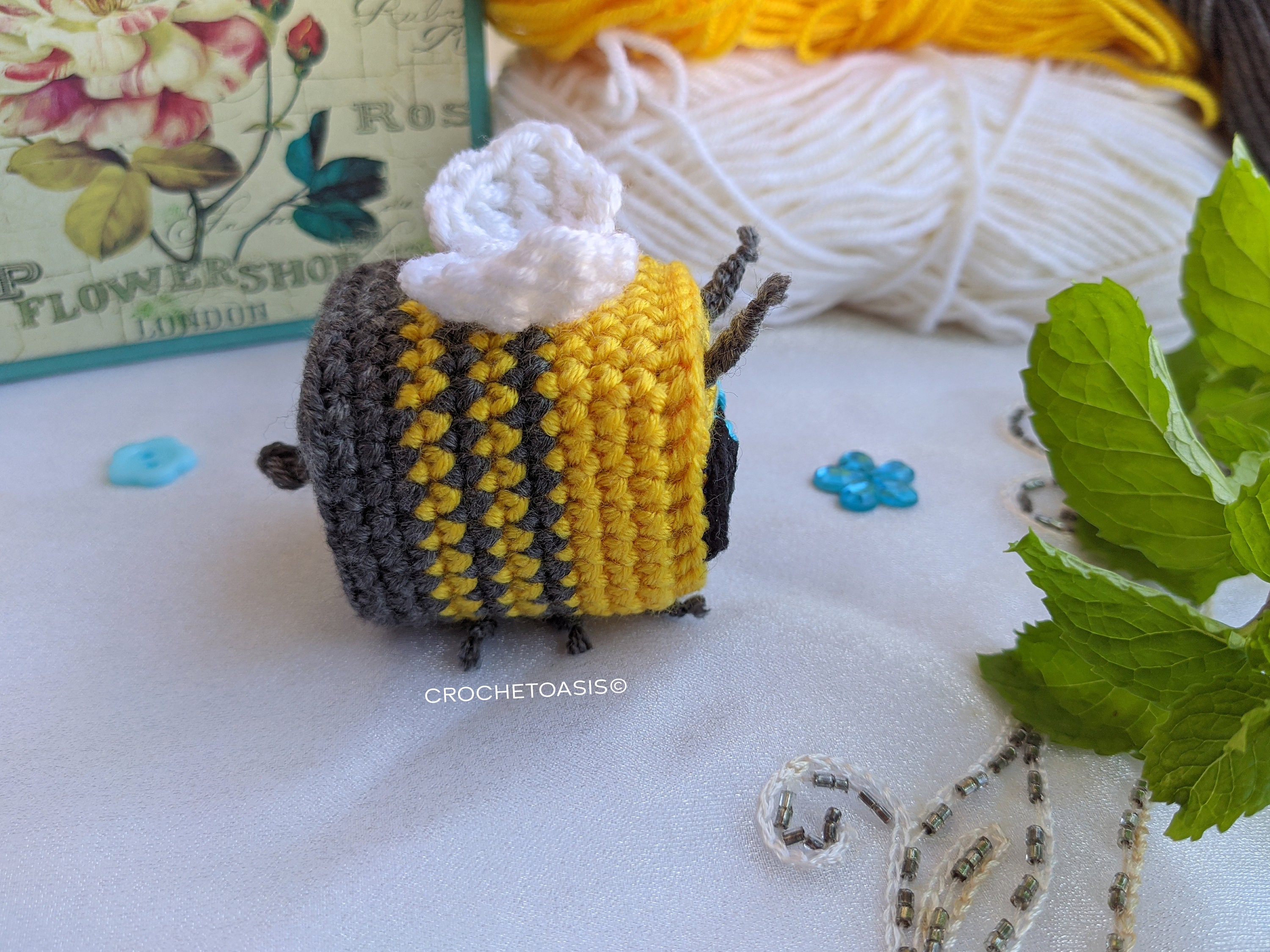 Minecraft Bee CROCHET PATTERN Amigurumi Bee Bee Crochet - Etsy