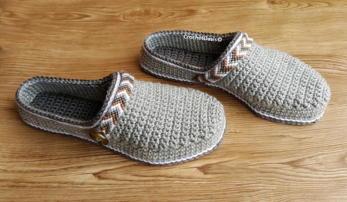 CROCHET PATTERN Women's Tribal Clogs Crochet Clogs - Etsy